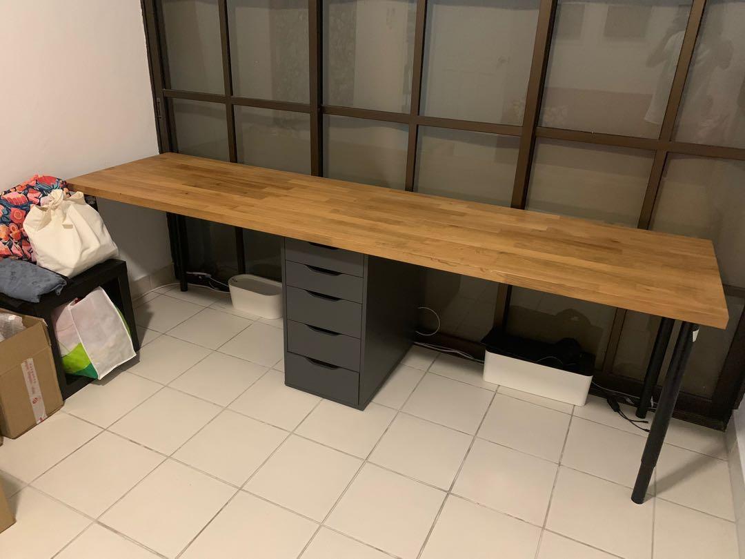 IKEA Desk (combination), Furniture & Home Living, Furniture, Tables ...