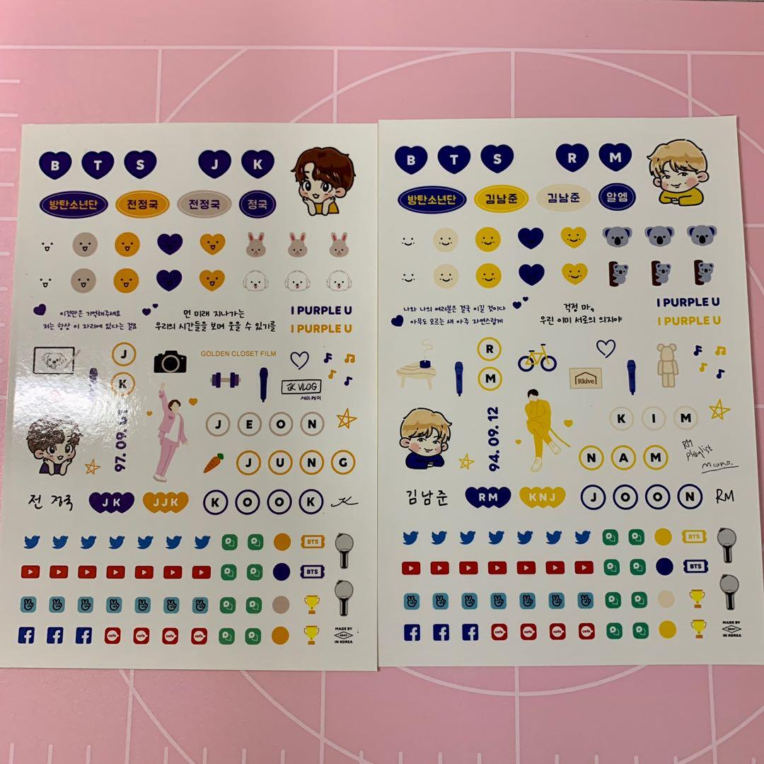 Korean sticker sheets, Hobbies & Toys, Stationery & Craft, Stationery ...