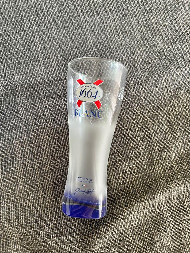 Kronenbourg 1664 Blanc 25cl glass/tumbler, Furniture & Home Living, Kitchenware & Tableware ...