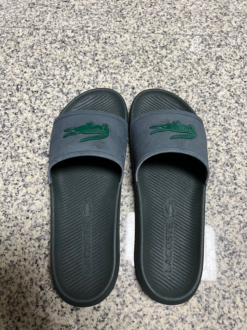 Lacoste slippers, Men's Fashion, Footwear, Flipflops and Slides on ...