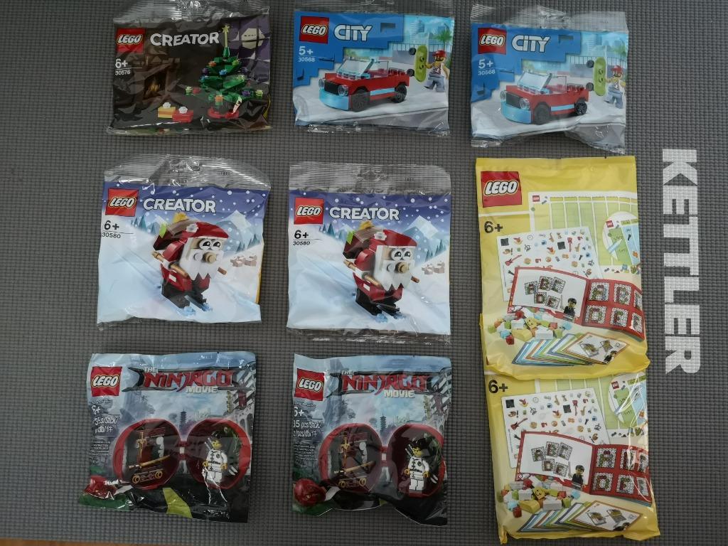 Lego polybags / lego 30580 santa claus / lego 30568 skater / lego 30576 ...