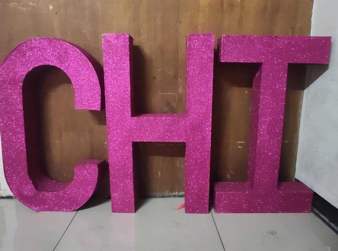 Letter Standee 2.5ft!, Hobbies & Toys, Stationary & Craft, Occasions ...