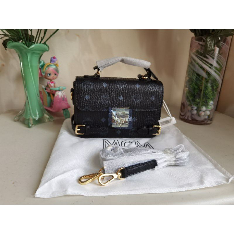 Mcm box type bag, Women's Fashion, Bags & Wallets, Cross-body Bags on ...