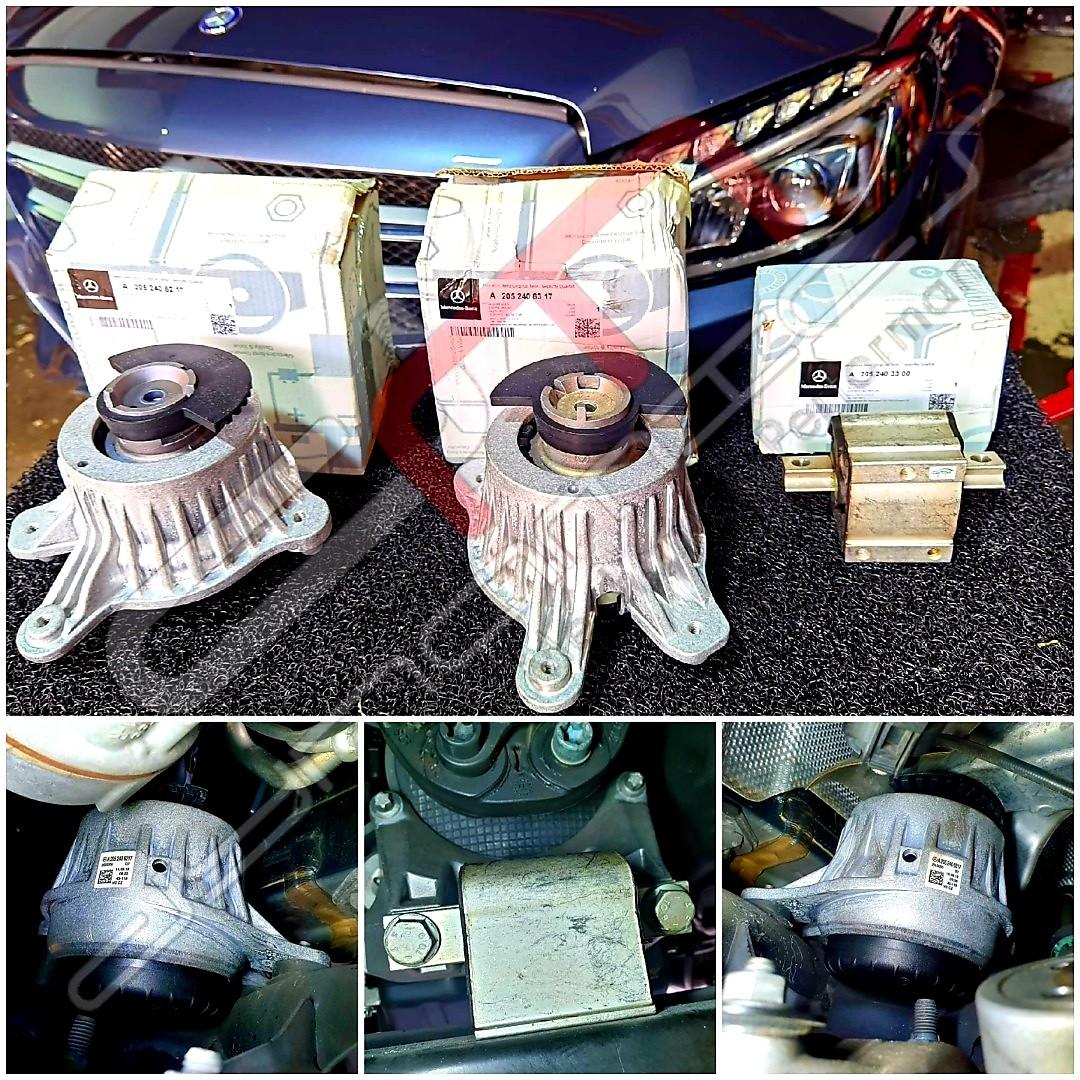 Mercedes C180/200 (W205)/E250(W207/W212): Engine Mountings replacement ...