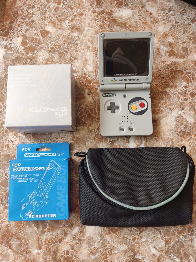 Nintendo GBA SP Gameboy Advance SP Ags-101 SUPER FAMICOM with Free ...