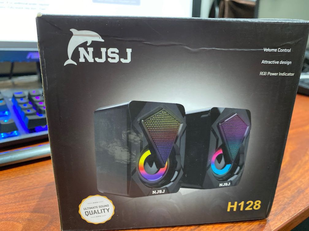 NJSJ RGB Computer speakers (powered by USB), Audio, Soundbars, Speakers ...