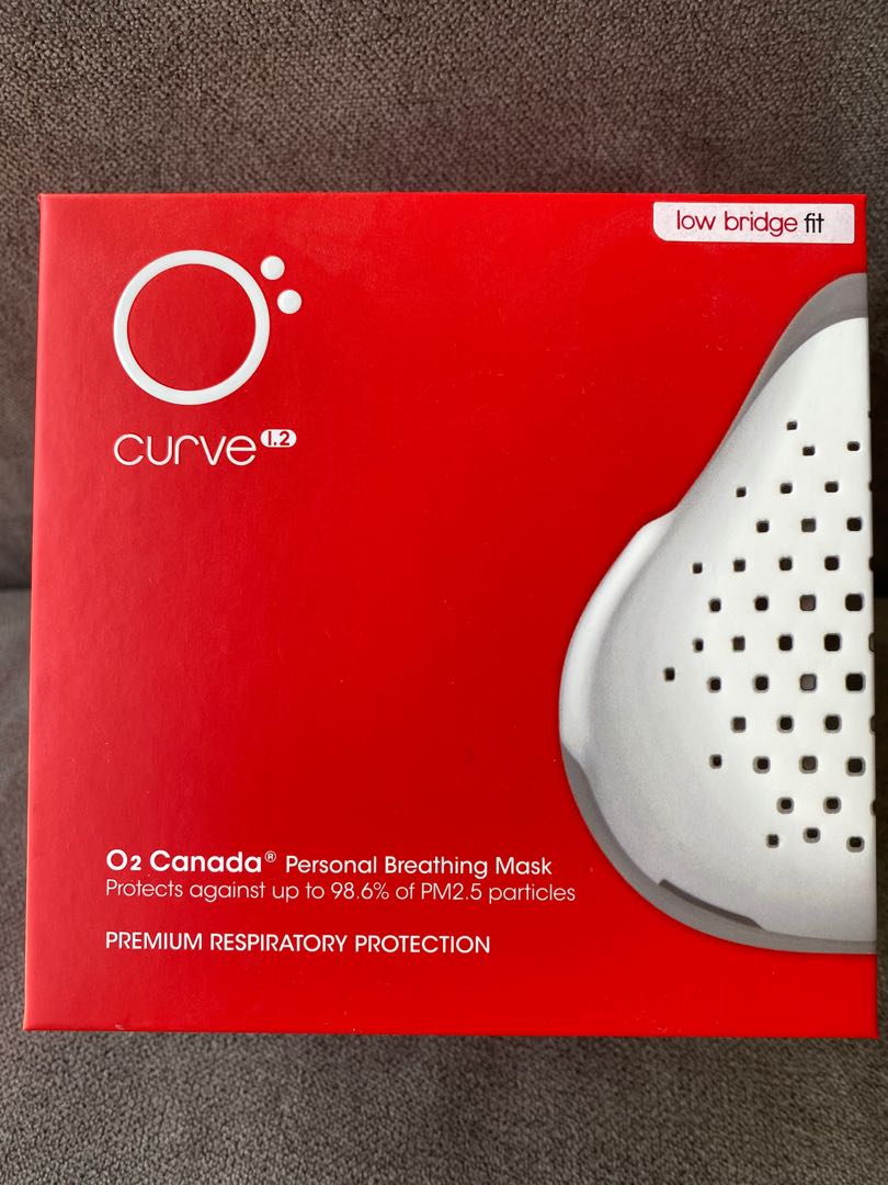 O2 Curve Premium Face Mask, Health & Nutrition, Face Masks & Face ...