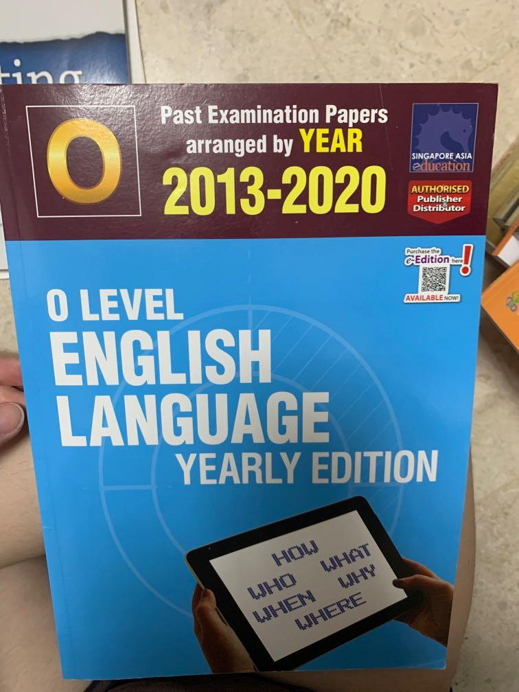 O Level English Language Paper 1 And 2 s Hobbies Toys Books O Level English Language Paper 1 And 2 s Hobbies Toys Books