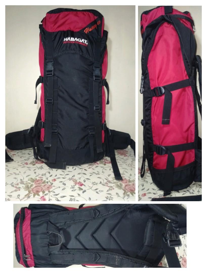 Old school Habagat Hamog 40 Trekking bag 40L Expandable Unisex, Sports ...