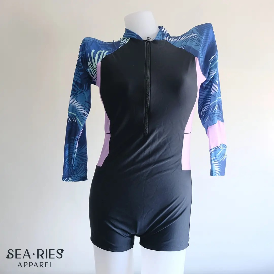 One piece rashguard swimwear - Shein - M, Women's Fashion, Swimwear ...