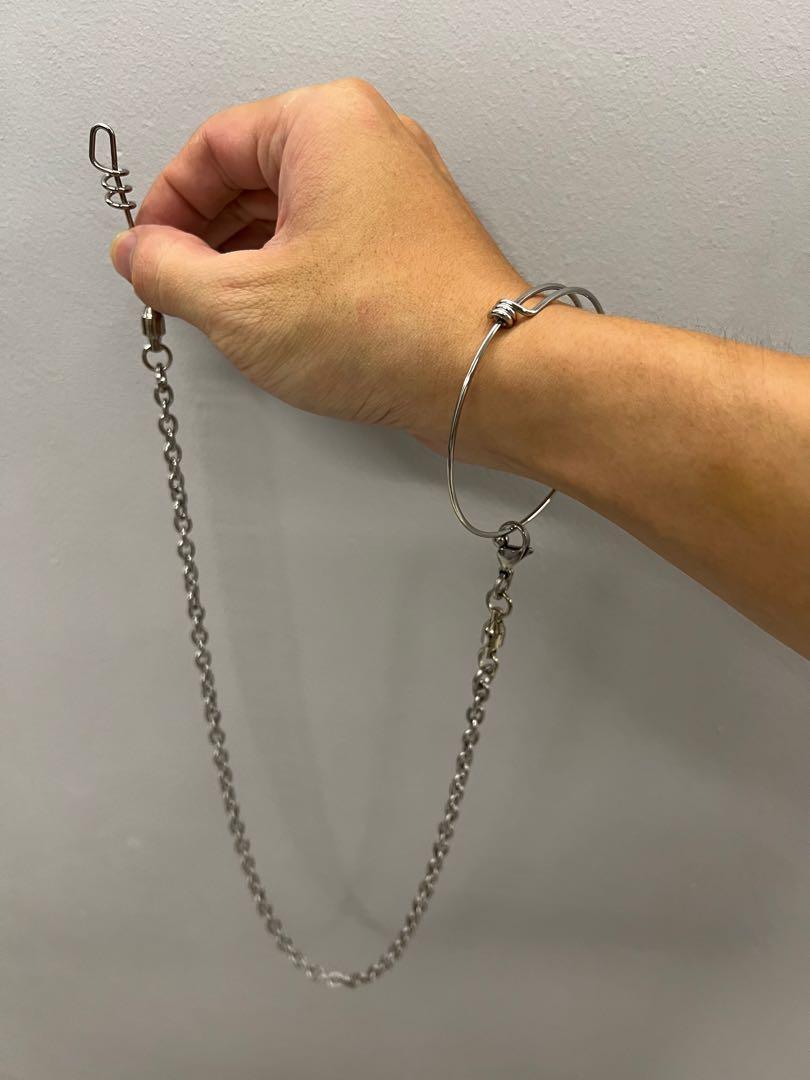 Parrot leg chain/hook/leash with spring hook or spiral hook, Pet ...