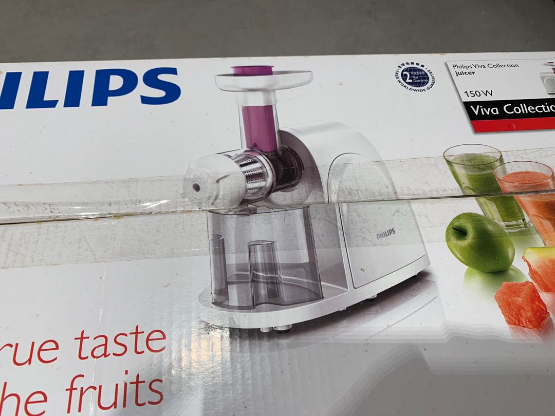 Philips manual cold press juicer, TV & Home Appliances, Kitchen ...