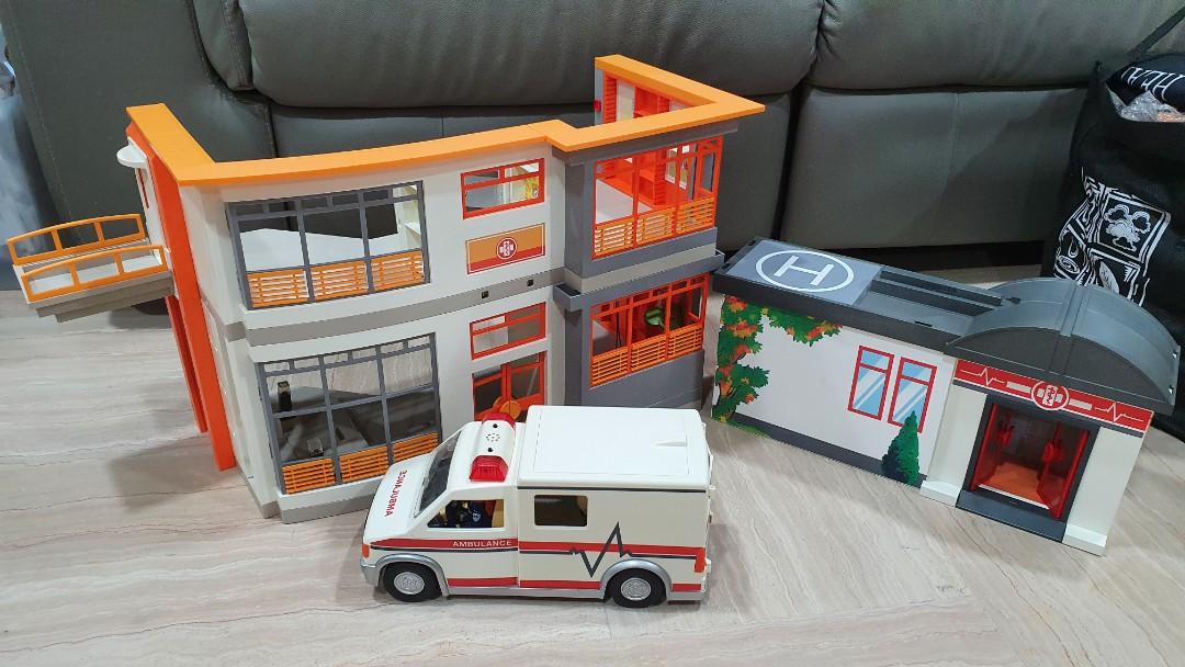 Playmobile Hospital, Clinic Box Set and Ambulance, Hobbies & Toys, Toys ...