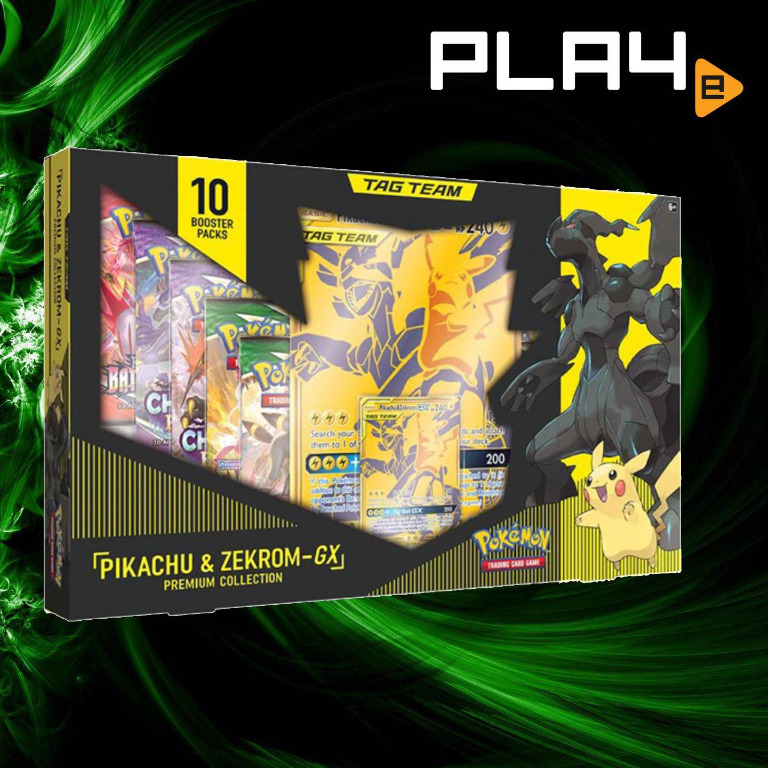 Pokemon TCG: Pikachu & Zekrom GX Premium Collection (7071500) Brand New, Hobbies & Toys, Toys ...