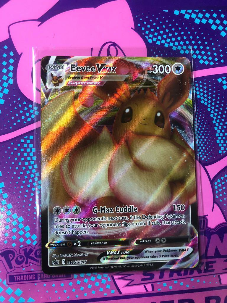 Pokemon TCG Promo - Eevee Vmax, Hobbies & Toys, Toys & Games on Carousell
