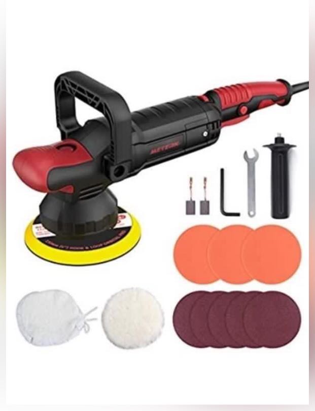 Polisher, Meterk Orbital Car Buffers Polisher 10A 1200W Dual Action ...
