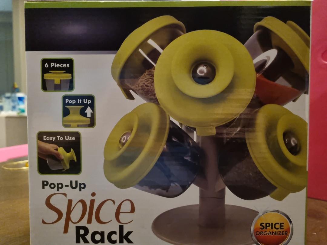 Pop-up Spice Rack, Food & Drinks, Spice & Seasoning on Carousell