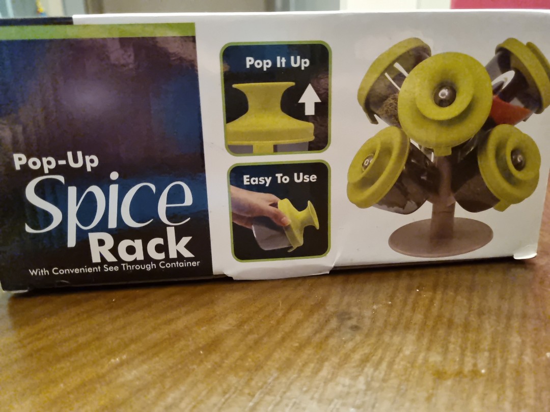 Pop-up Spice Rack, Food & Drinks, Spice & Seasoning on Carousell