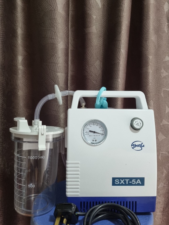 Portable Phlegm Suction Pump JMAF SXT-5A with Accessories, Health & Nutrition, Assistive ...