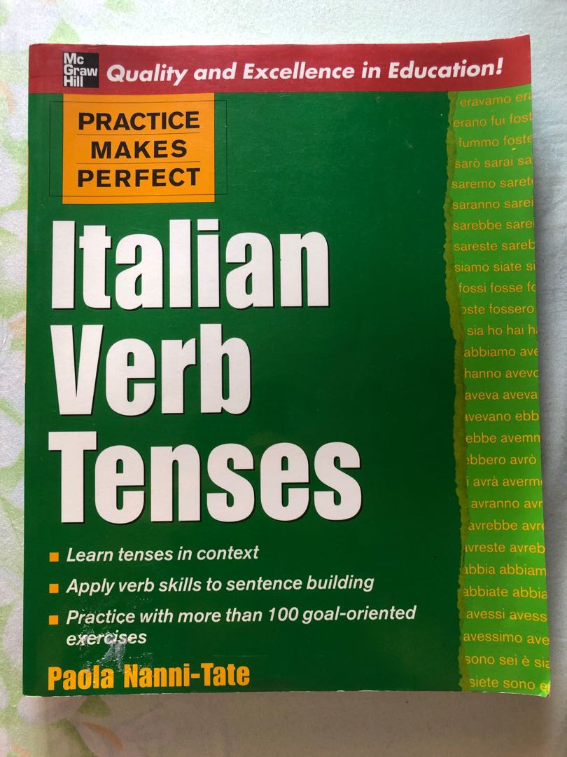 Practice Makes Perfect: Italian Verb Tenses, Hobbies & Toys, Books ...