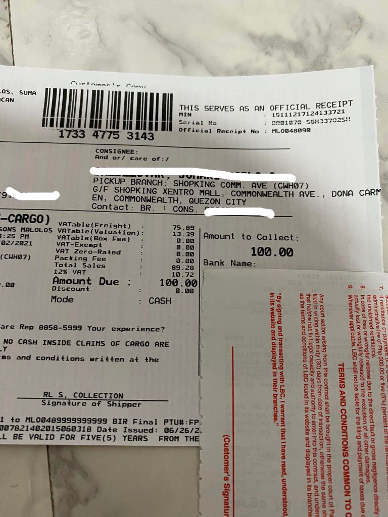 Proof of Transaction, Announcements on Carousell