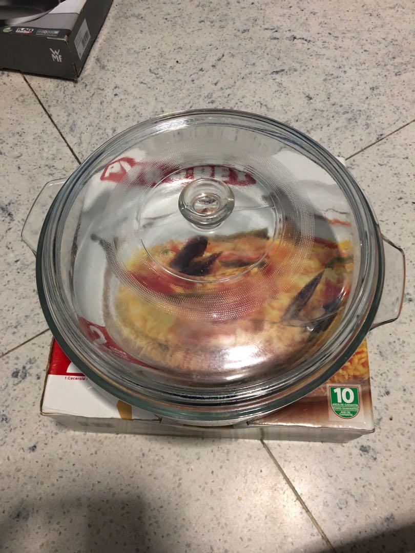 Pyrex Glass Cooking Pot, Furniture & Home Living, Kitchenware ...