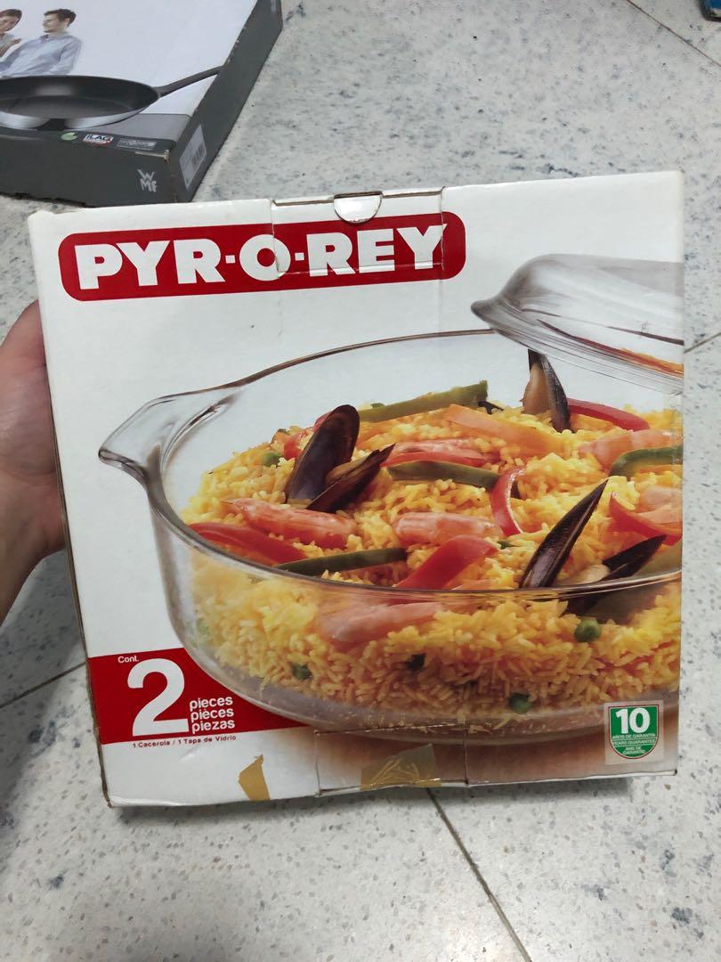 Pyrex Glass Cooking Pot, Furniture & Home Living, Kitchenware ...