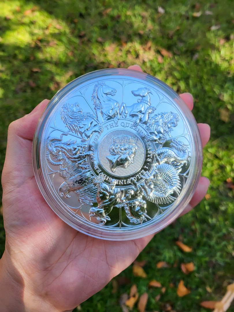 Queen's Beast 1kg Silver Completer Coin Bullion, Hobbies & Toys ...