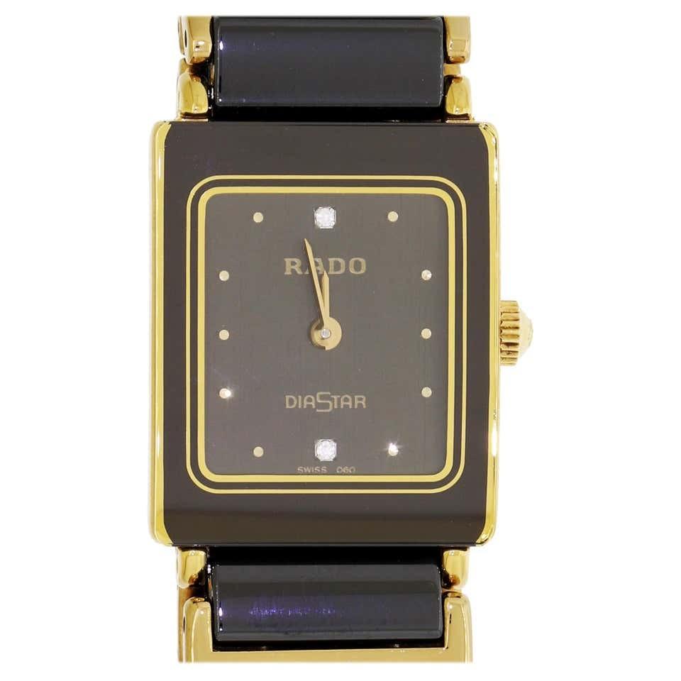 Rado Diastar Ceramic Quartz Gold Plated bundle 50k, Luxury, Watches on ...