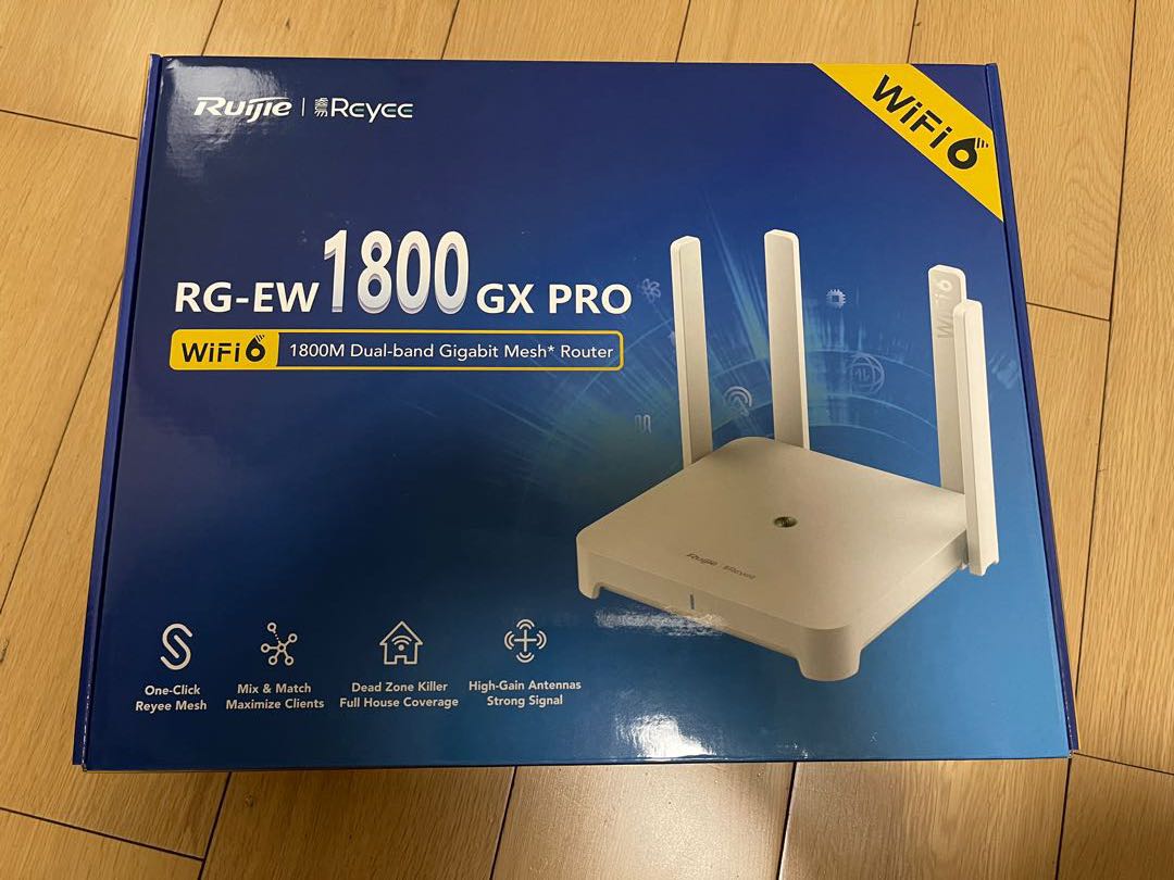 Ruijie Wi-Fi 6 router RG-EW1800RX Pro, 手提電話, 其他 - Carousell