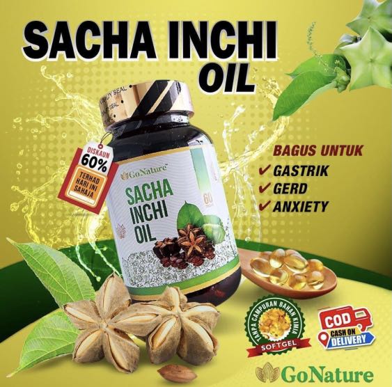 Sacha Inchi Oil Soft Capsules, Health & Nutrition, Health Supplements ...