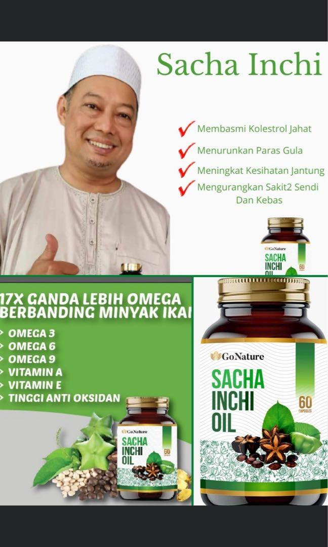 Sacha Inchi Oil Soft Capsules, Health & Nutrition, Health Supplements ...
