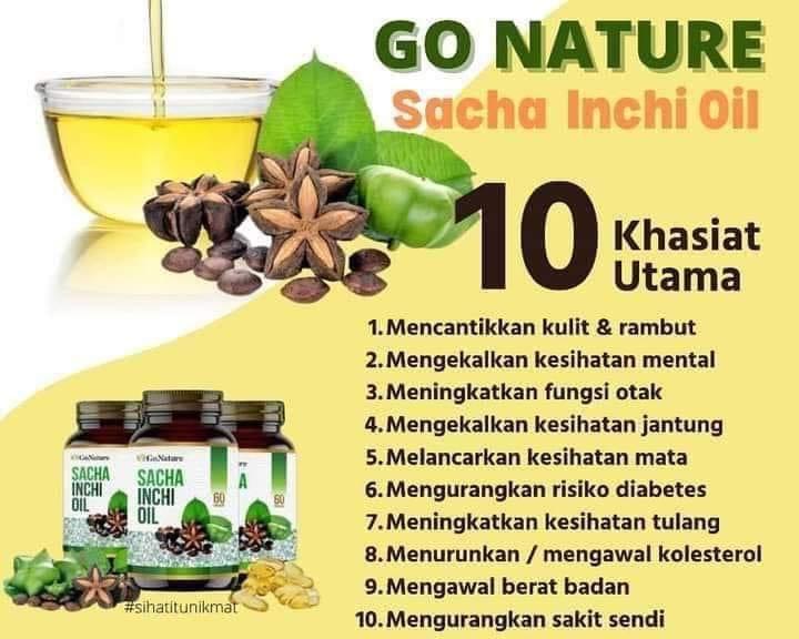 Sacha Inchi Oil Soft Capsules, Health & Nutrition, Health Supplements ...