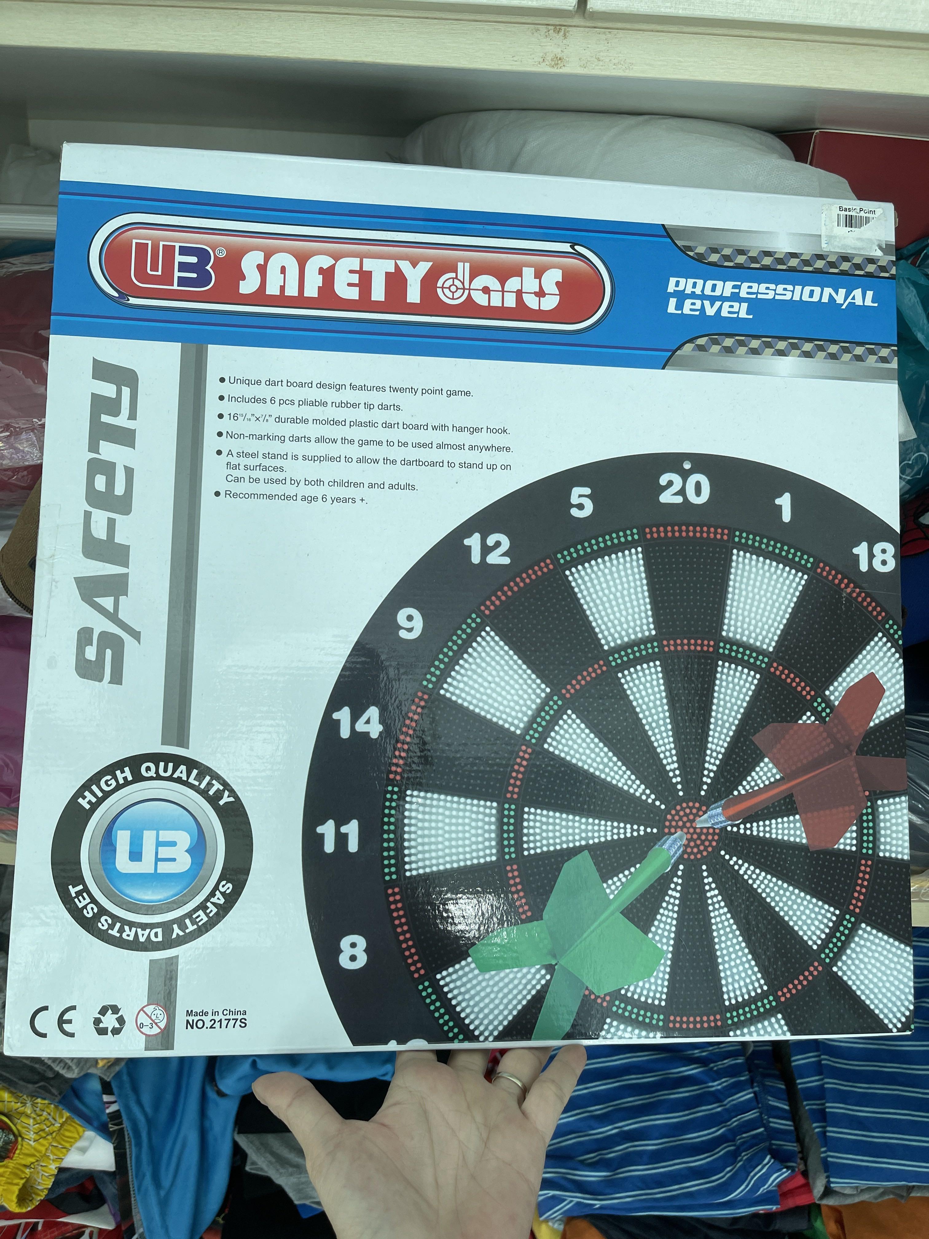 Safety Dart Set, Hobbies & Toys, Toys & Games on Carousell