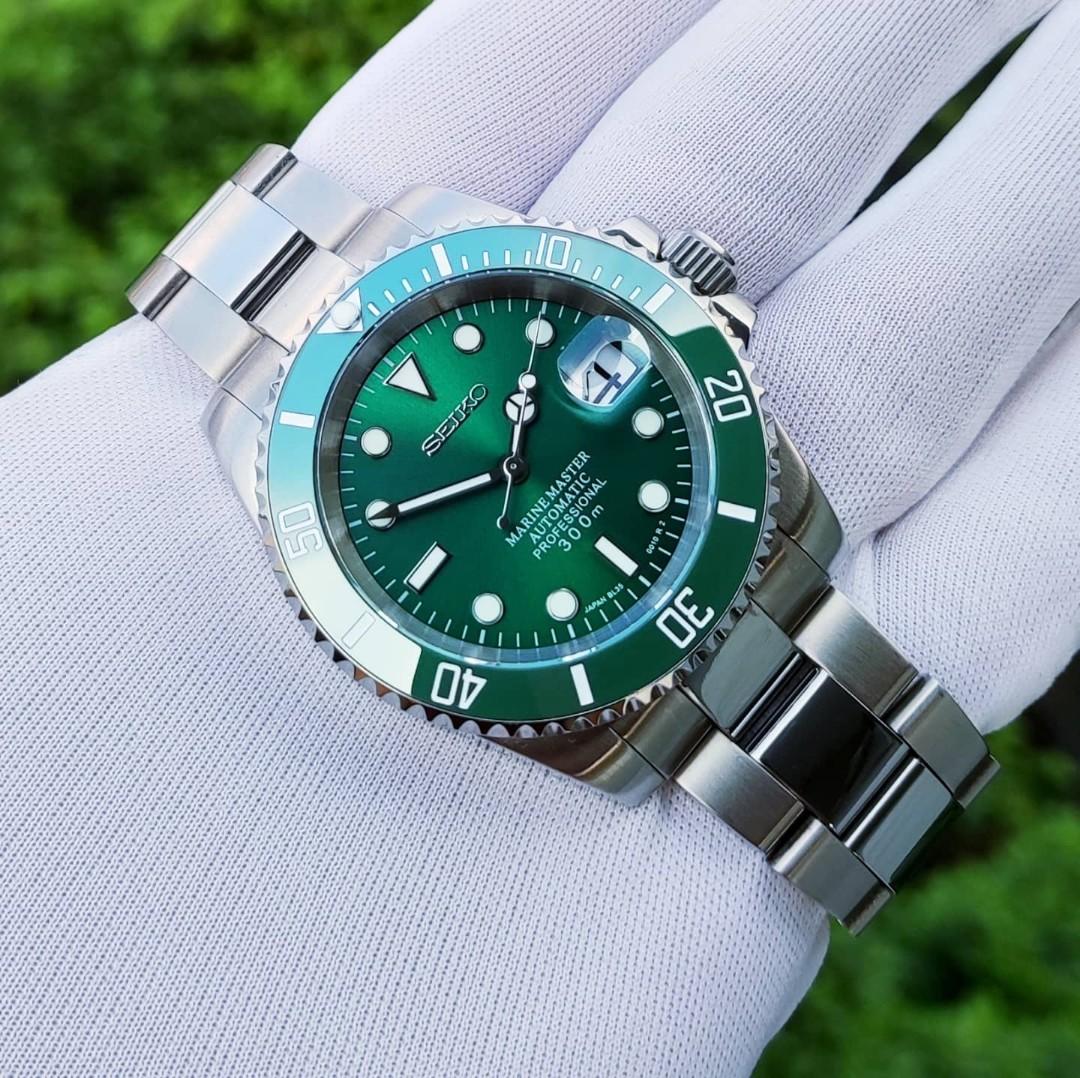 Seikolex Hulk Submariner Mod, Men's Fashion, Watches & Accessories ...