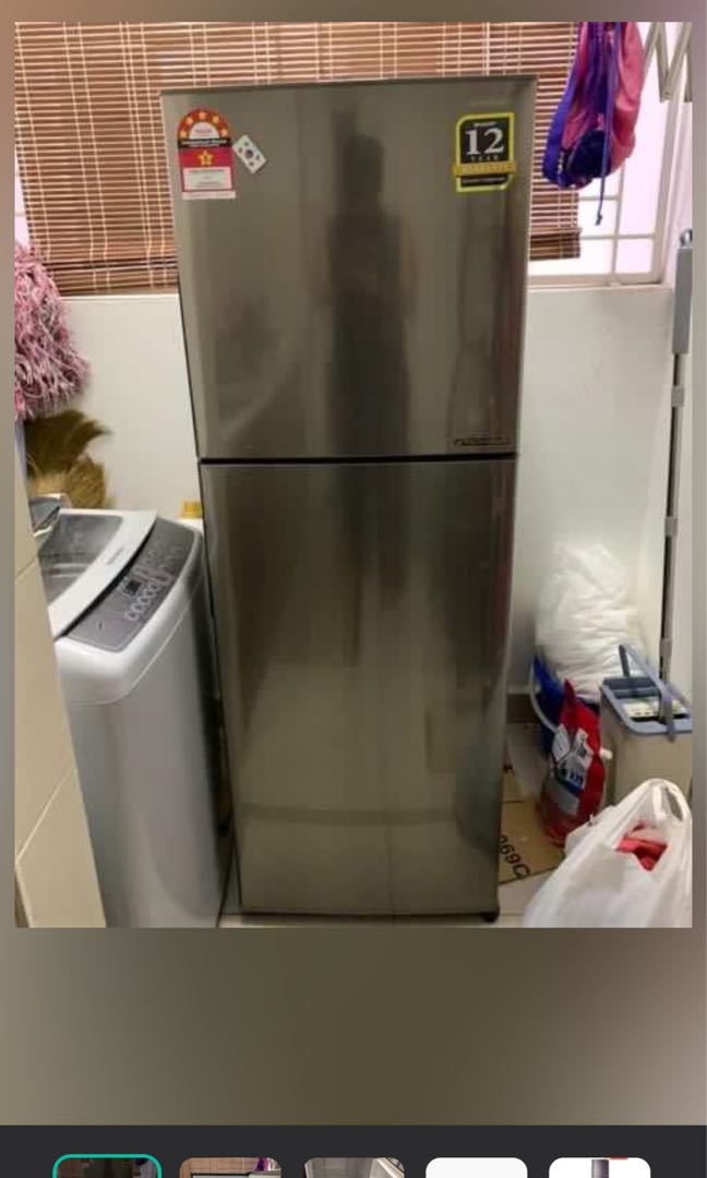 Sharp 280L J-Tech Inverter, TV & Home Appliances, Kitchen Appliances ...