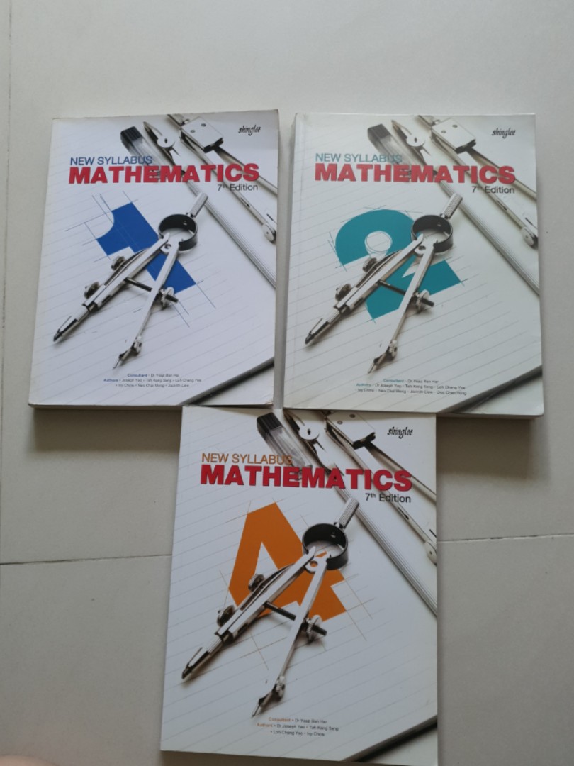 Shinglee secondary math textbooks and workbooks (7th edition), Hobbies ...