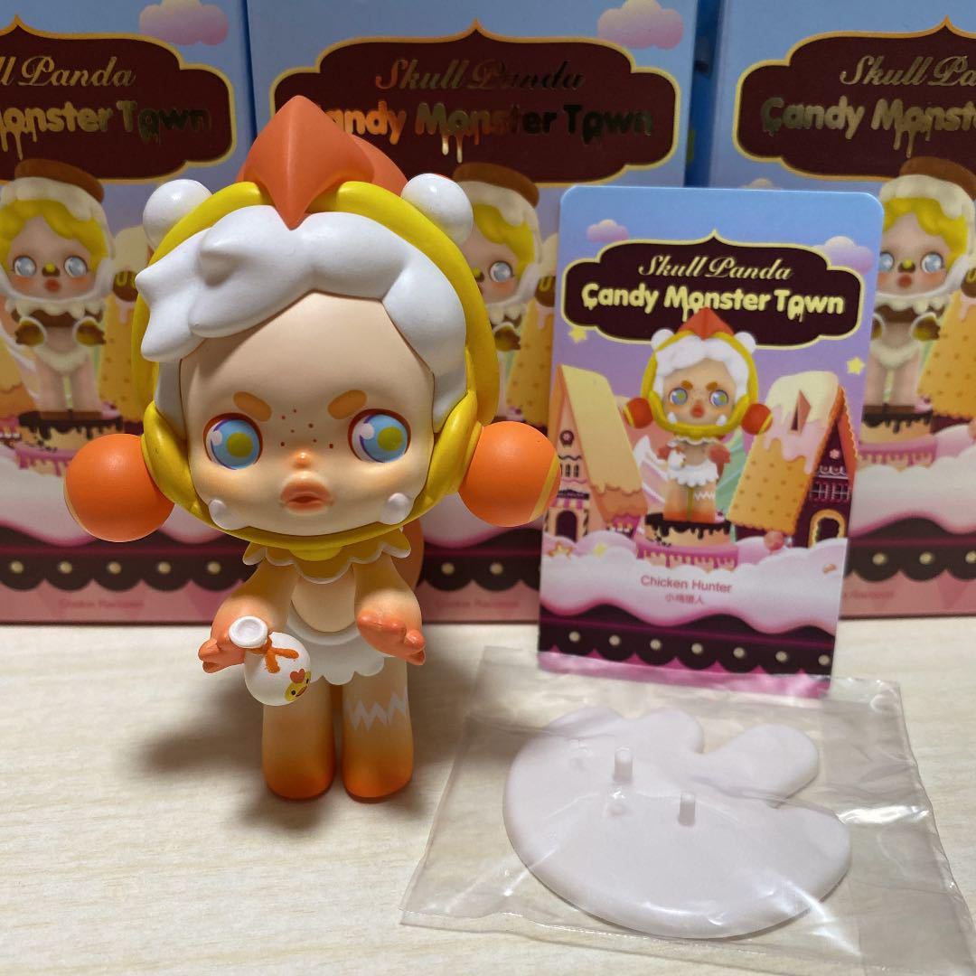 Popmart X Skullpanda Candy Monster Town- chicken hunter, Hobbies & Toys ...