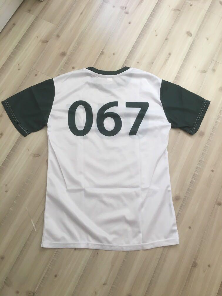 squid game kang saebyeok/067 shirt jacket pants, Men's Fashion, Tops ...