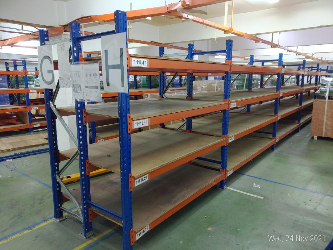 SSI SCHAEFER INDUSTRIAL HEAVY DUTY RACKING SYSTEM, Furniture & Home ...