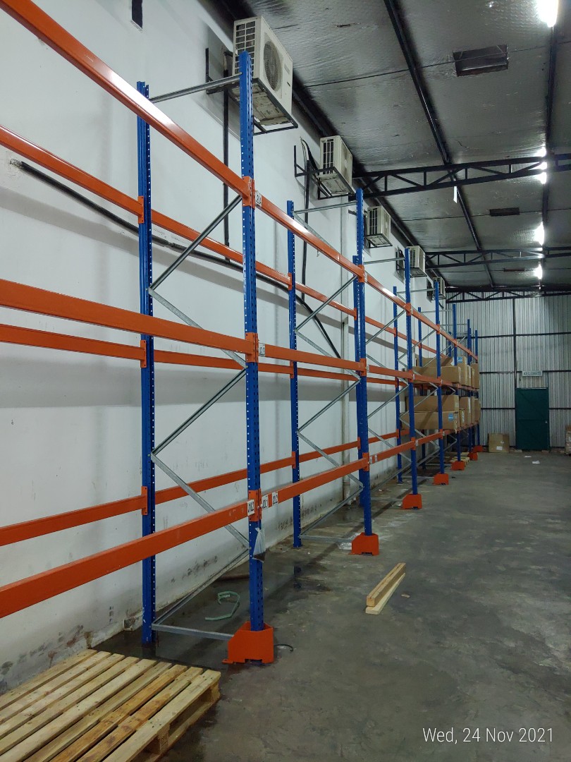 SSI SCHAEFER INDUSTRIAL HEAVY DUTY RACKING SYSTEM, Furniture & Home ...