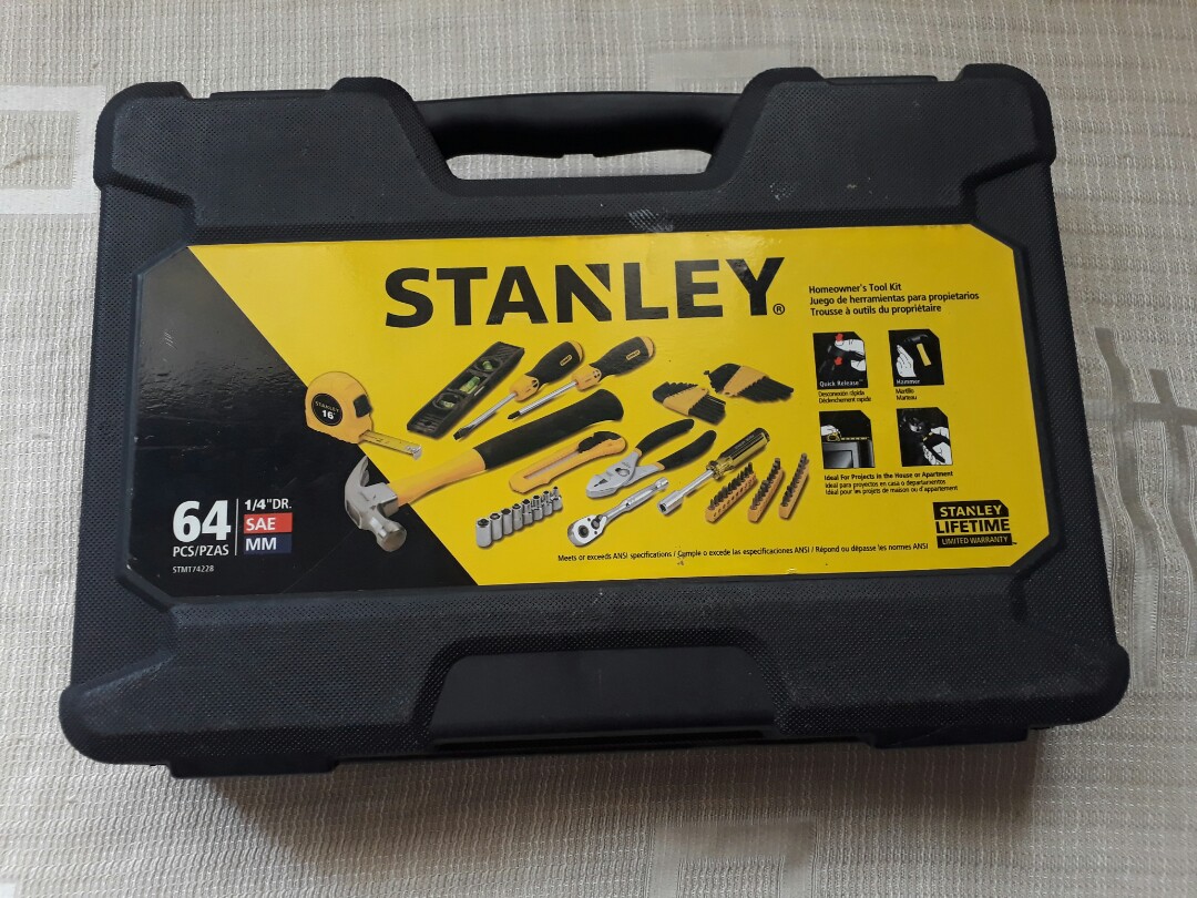 Stanley tool kit"Stanley home owner's tool kit"Stanley" legit ...