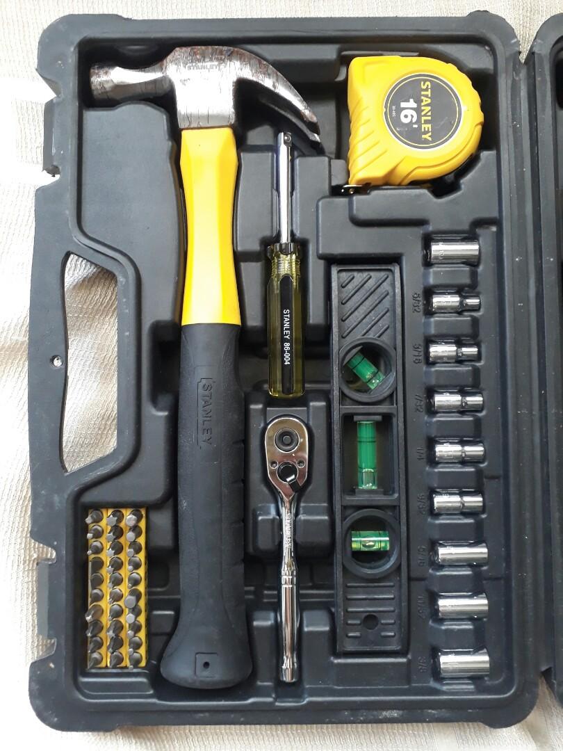 Stanley tool kit"Stanley home owner's tool kit"Stanley" legit ...