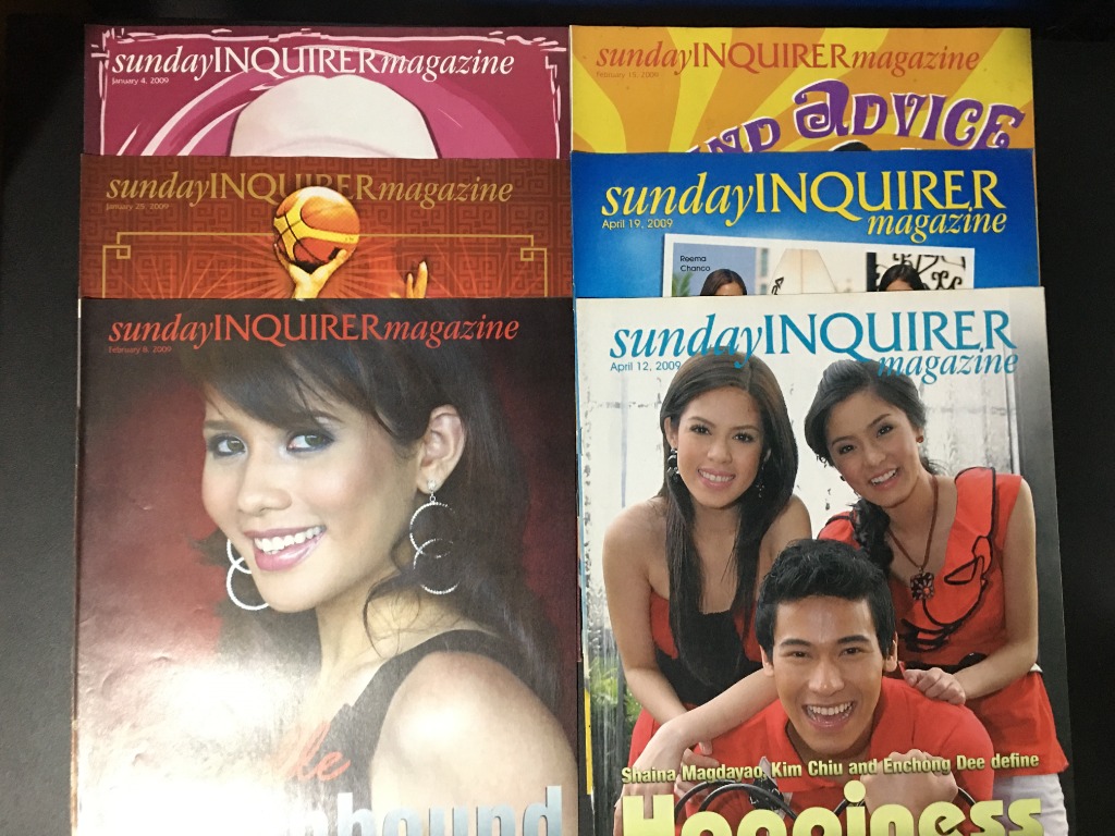 Sunday Inquirer Magazines 5 (OOP), Hobbies & Toys, Books & Magazines ...