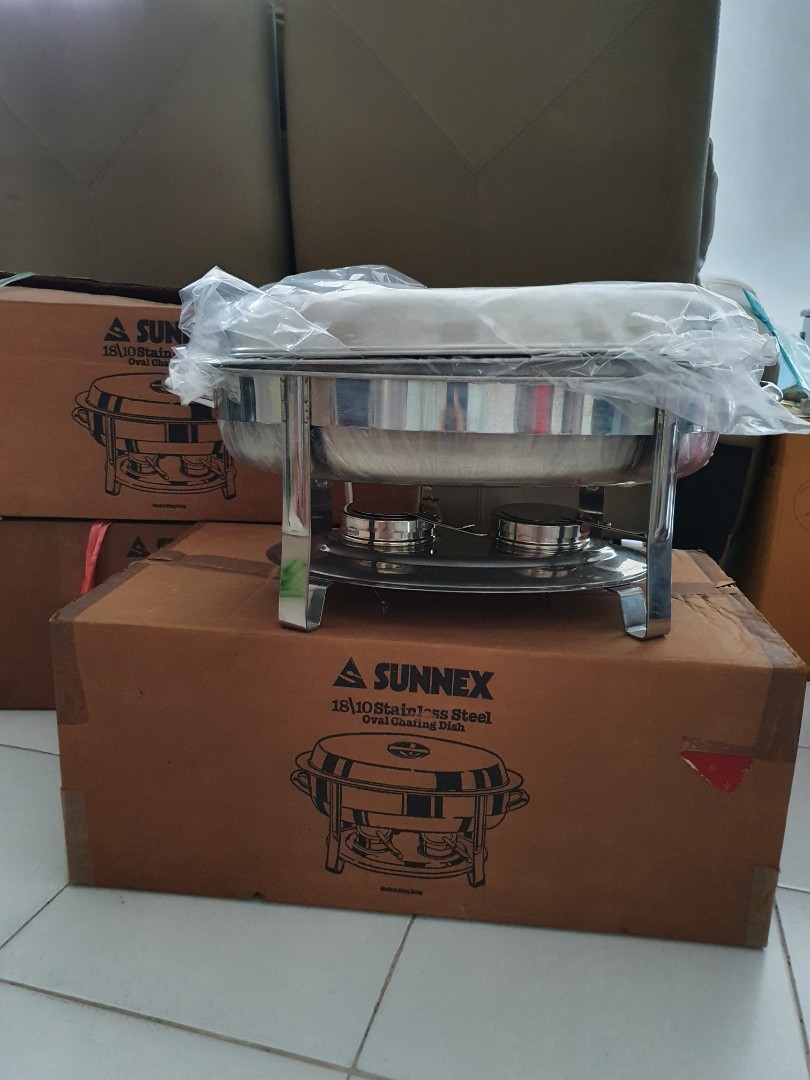 Sunnex Oval Chafing Dish, Furniture & Home Living, Kitchenware ...