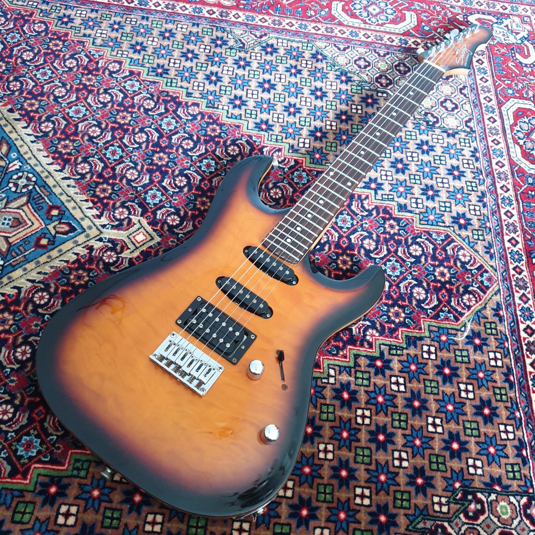 Swing P-2S HSS Strat-Style Electric Guitar, Hobbies & Toys, Music ...