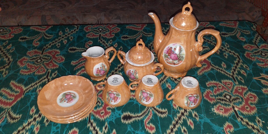 Tea Set Jepang Tahun 1980, Antik, Pajangan di Carousell