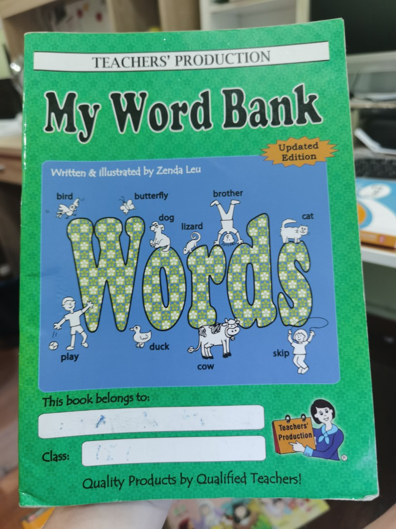 Teachers' production my word bank, Hobbies & Toys, Books & Magazines ...