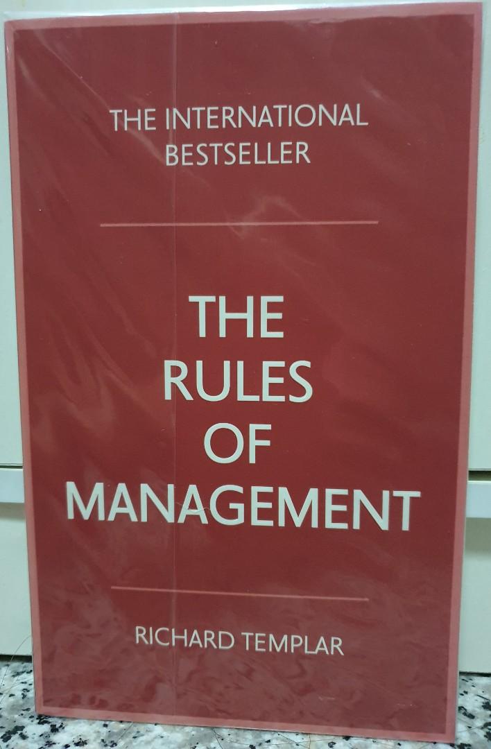 The Rules of Management: A Definitive Code for Managerial Success ...