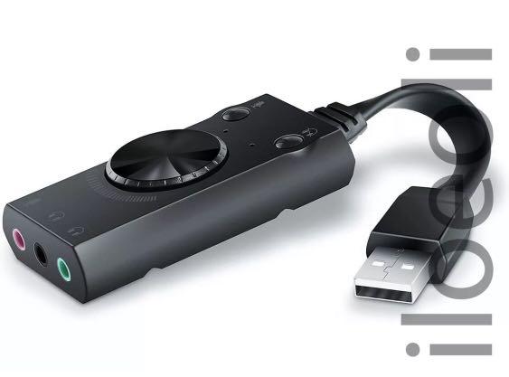 USB Sound Card TechRise External Adapter Splitter Converter AA50311 ...